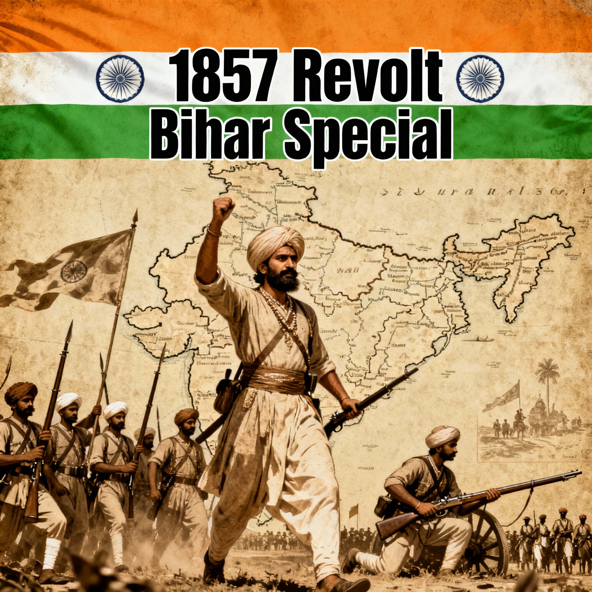 1857 Revolt with Special Reference to Bihar: Causes, Outcome ...